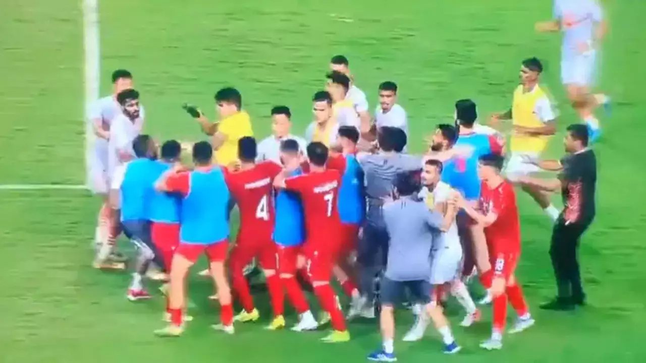 Asian Cup Qualifiers: Ugly Fight Breaks Out Between India, Afghanistan ...