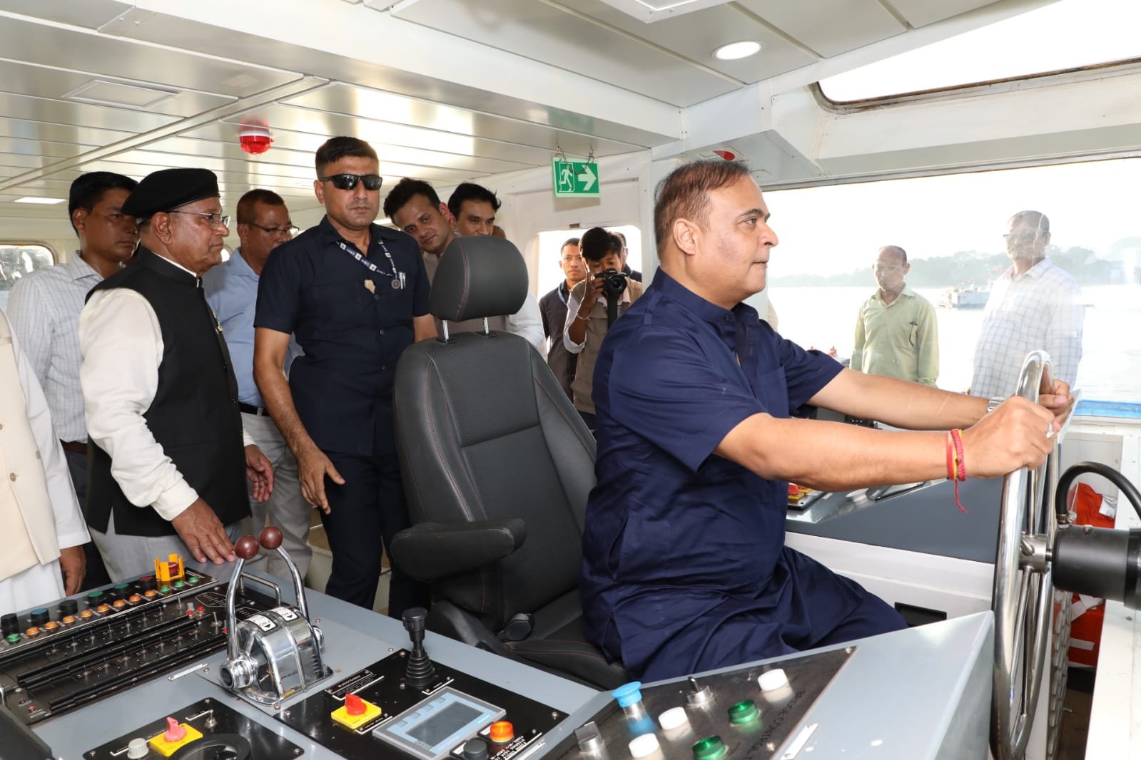 Assam CM Himanta Biswa Sarma Inaugurates Catamaran Vessels, Tug Boats ... Assam CM Himanta Biswa Sarma Inaugurates Catamaran Vessels, Tug Boats ...