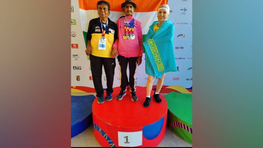 Asian Masters Athletics Championship 95 Year Old Bhagwani Devi Wins